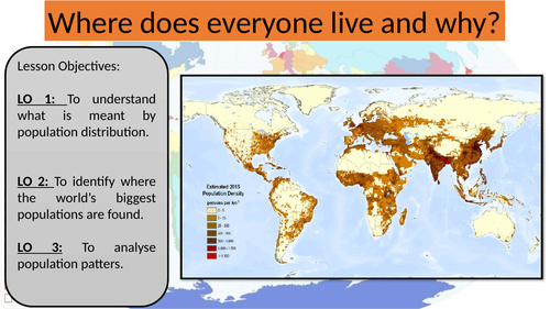 Population - Full KS3 - SOW | Teaching Resources