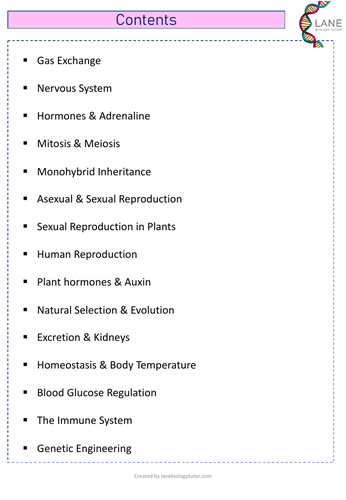 GCSE Biology Worksheet Bundle 2 | Teaching Resources