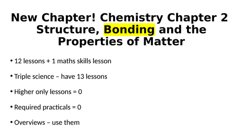 AQA 9-1 GCSE Chemistry - Structure and Bonding (C2) COMBINED | Teaching ...