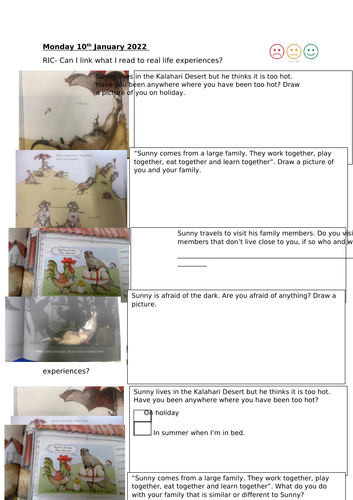 Meerkat mail reading comprehension worksheets | Teaching Resources