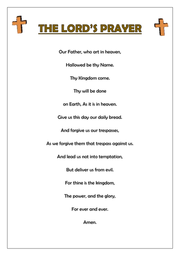 KS1 RE - The Lord's Prayer! | Teaching Resources