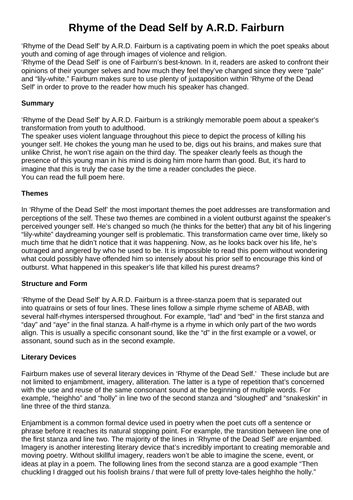 IGCSE Poetry : Love, Age and Wisdom | Teaching Resources