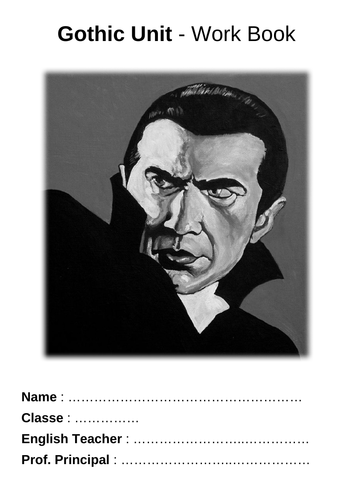 Gothic Fiction Workbook | Teaching Resources