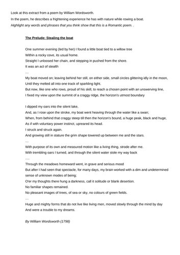 KS3 Poetry and Creative Writing SoL | Teaching Resources