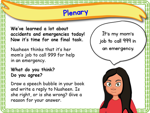 Emergency - calling 999 PSHE | Teaching Resources