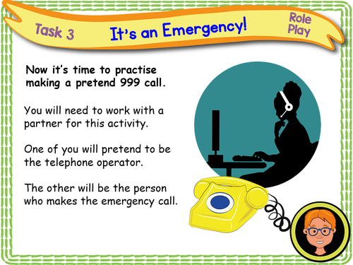 Emergency - calling 999 PSHE | Teaching Resources