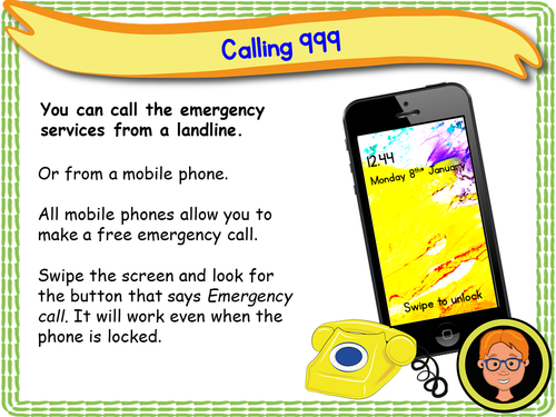 Emergency - calling 999 PSHE | Teaching Resources