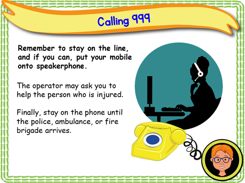 Emergency - calling 999 PSHE | Teaching Resources