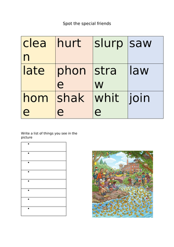 Morning Activities Year 1 Phonics Prep | Teaching Resources