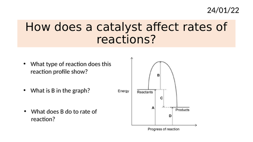 7.21 - Rates of reaction revision | Teaching Resources