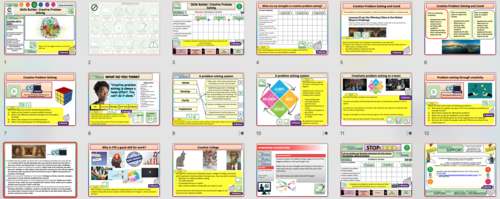 Creativity + Problem Solving Careers PSHE | Teaching Resources