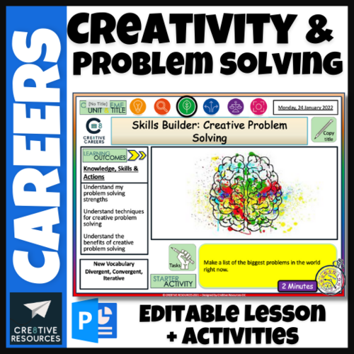 Creativity + Problem Solving Careers PSHE | Teaching Resources