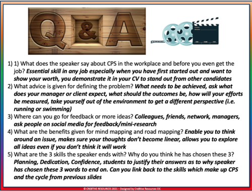 Creativity + Problem Solving Careers PSHE | Teaching Resources