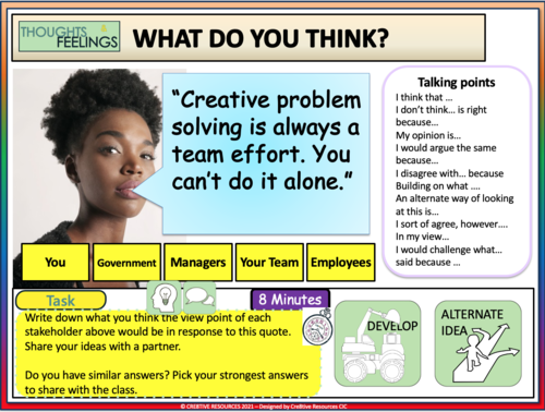 Creativity + Problem Solving Careers PSHE | Teaching Resources