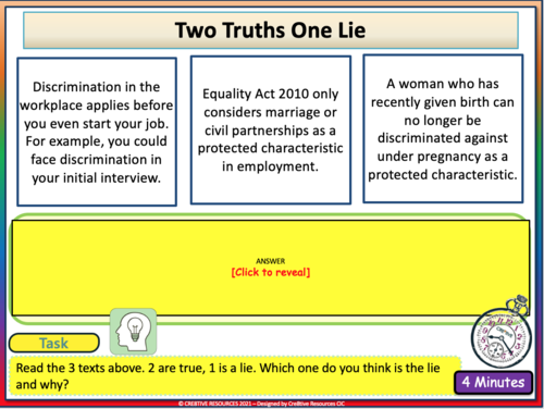 Discrimination in Workplace | Teaching Resources
