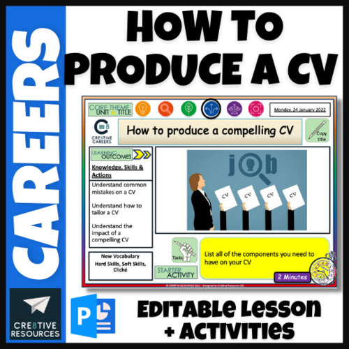 How to produce a CV | Teaching Resources