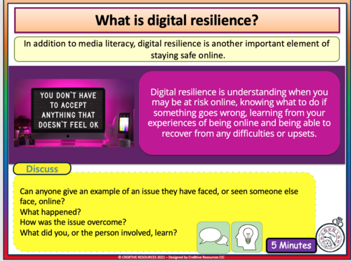 Media literacy + Digital resilience | Teaching Resources