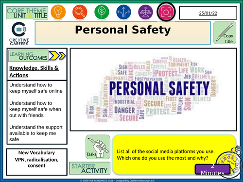 Post 16 Personal safety | Teaching Resources