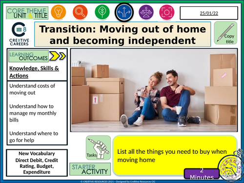 Moving out - becoming independent | Teaching Resources