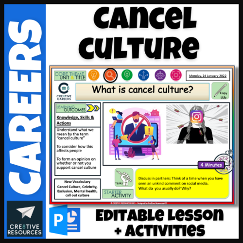 What is Cancel Culture - PSHE | Teaching Resources