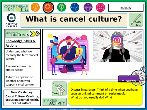 What is Cancel Culture - PSHE | Teaching Resources