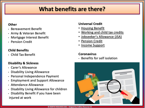 UK Welfare benefit System | Teaching Resources