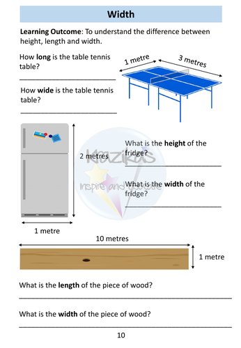 Functional Skills Maths - Entry Level 1 - Measure - Length, Height ...