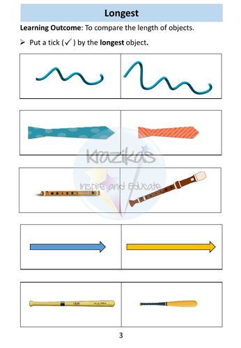 Functional Skills Maths - Entry Level 1 - Measure - Length, Height ...
