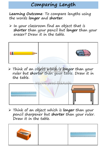 Functional Skills Maths - Entry Level 1 - Measure - Length, Height ...