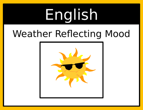 Weather Reflecting Mood - Outstanding Lesson | Teaching Resources