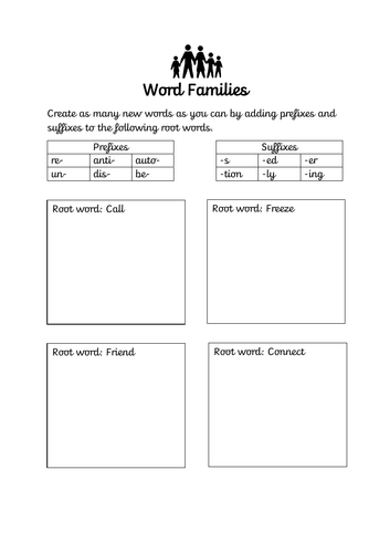 Word Families Teaching PowerPoint, Activity and Worksheet | Teaching ...
