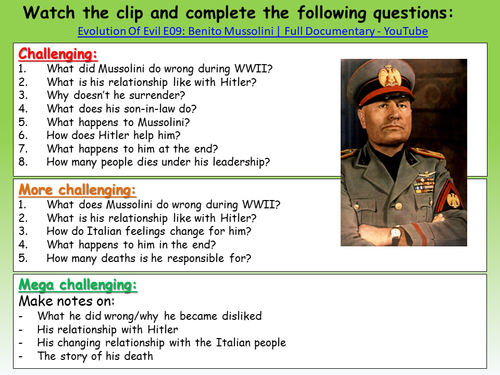 Mussolini | Teaching Resources