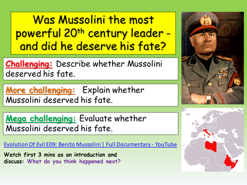 Mussolini | Teaching Resources