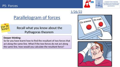 AQA new specification (2019) P5 Forces The Parallelogram of forces (P8 ...