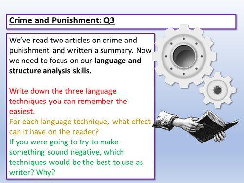 Edexcel English Language Paper 2 Q3 | Teaching Resources