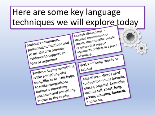 Edexcel English Language Paper 2 Q3 | Teaching Resources