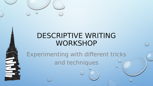 Descriptive Writing Workshop | Teaching Resources