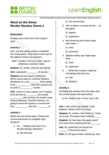 Step Up to English / GCSE (lower ability) Detectives | Teaching Resources
