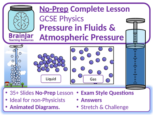 Pressure in Fluids, Atmospheric Pressure | Teaching Resources