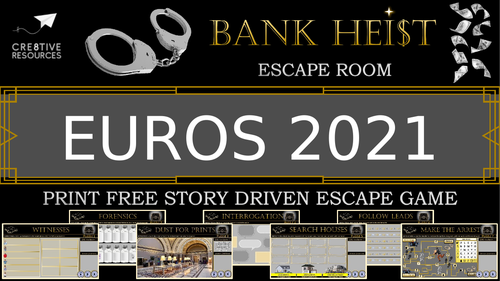 PE Football Euros Escape Room quiz | Teaching Resources
