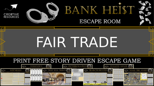 Geography Fair Trade Escape Room quiz | Teaching Resources