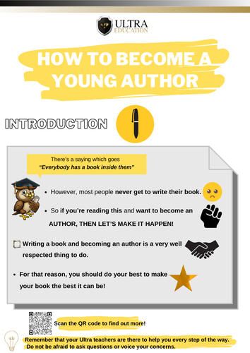 How To Become A Young Author! | Teaching Resources