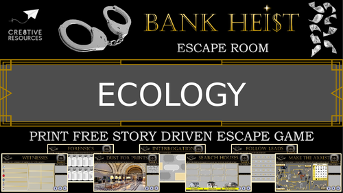 Ecology Escape Room quiz | Teaching Resources
