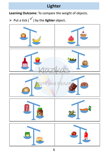 Functional Skills Maths - Entry Level 1 - Measure - Weight | Teaching ...