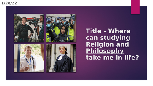 Religious Studies - Religious Education - Philosophy CAREERS ...