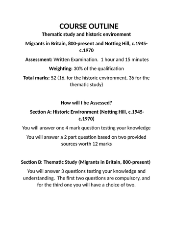 GCSE HISTORY. MIGRANTS IN BRITAIN. THE WHOLE OF KEY TOPIC 1. MIGRANTS ...