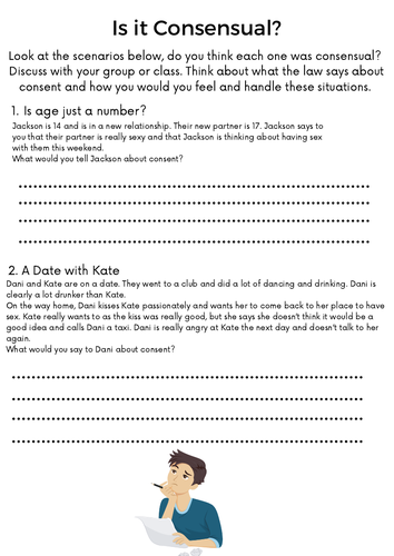 Is this Consent worksheet KS4 | Teaching Resources