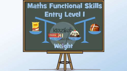 Functional Skills Maths - Entry Level 1 - Weight - PowerPoint Lesson ...