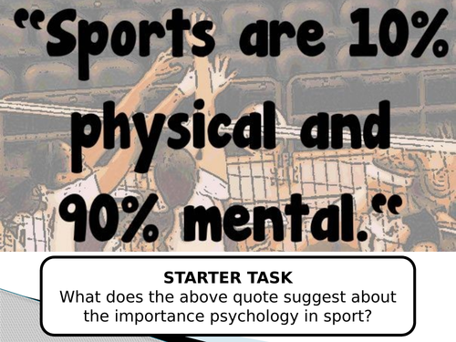 BTEC Level 3 Sport & Exercise Science: Unit 3 – Applied Sport and ...