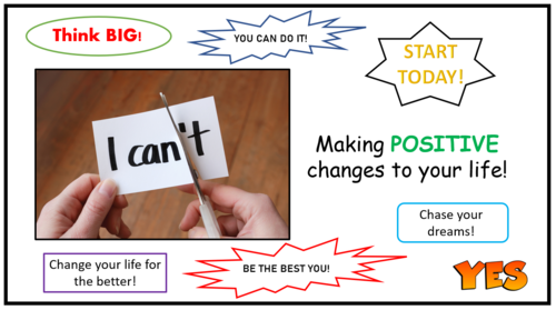 School Assembly - Making Positive Changes to Your Life | Teaching Resources